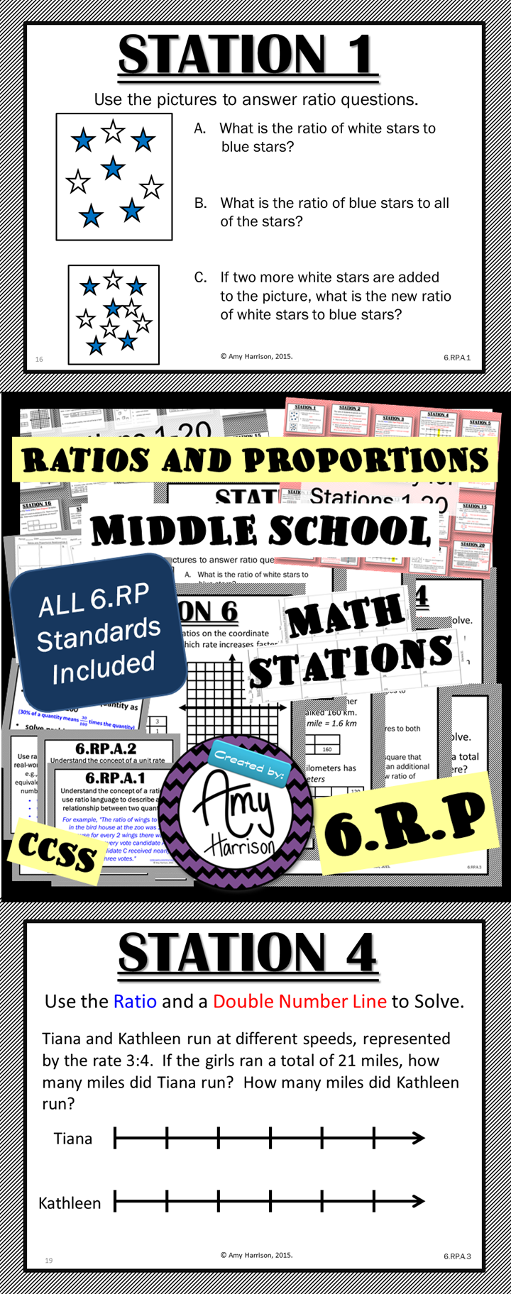 My Math Resources - RatiosAndProportionalRelationshipMath6PIN1