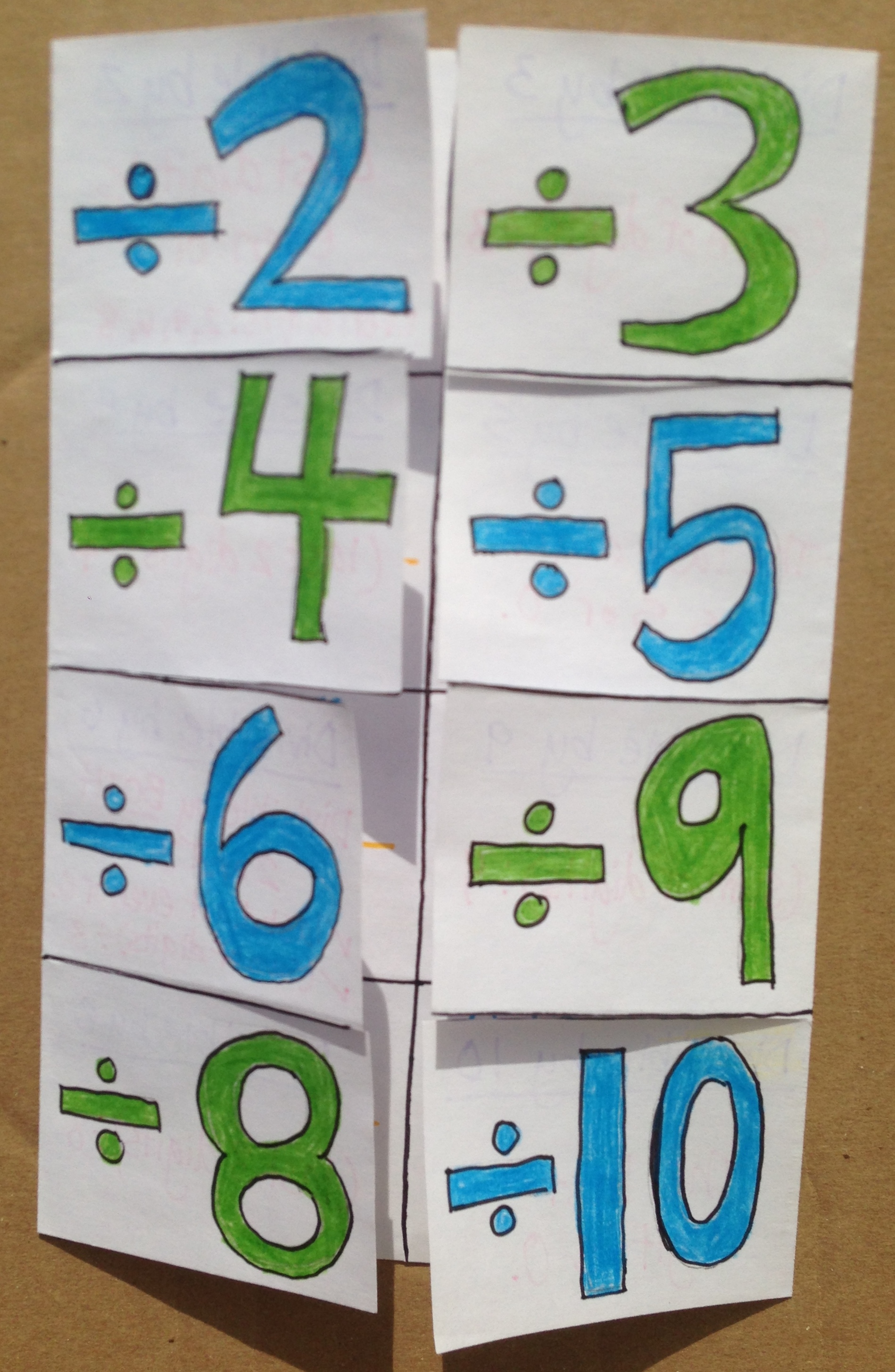 My Math Resources - DivisibilityRulesFoldablePicture