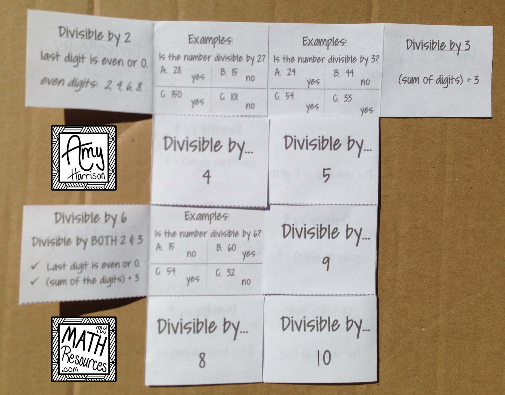 My Math Resources - DivisibilityRulesPicture11