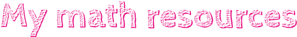 My Math Resources - tt