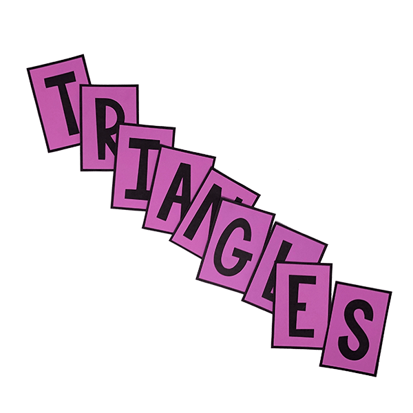 My Math Resources - Types of Triangles Bulletin Board Posters