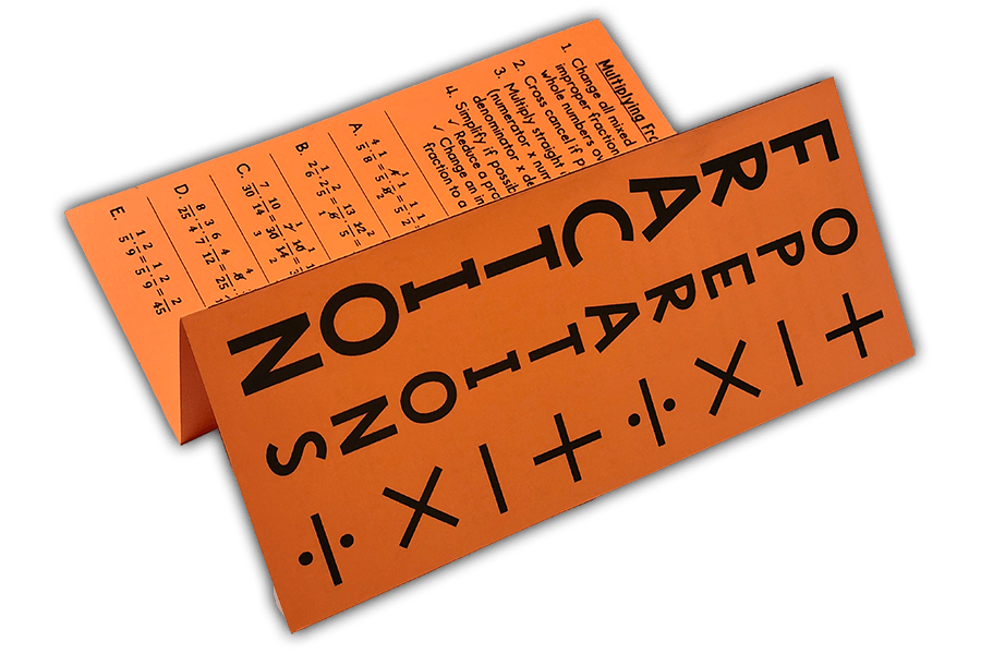 My Math Resources - Fraction Operations Foldable – Insert for ...
