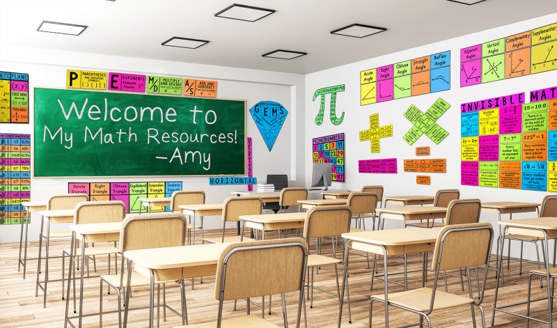 My Math Resources Middle School Math Posters Task Cards Foldables