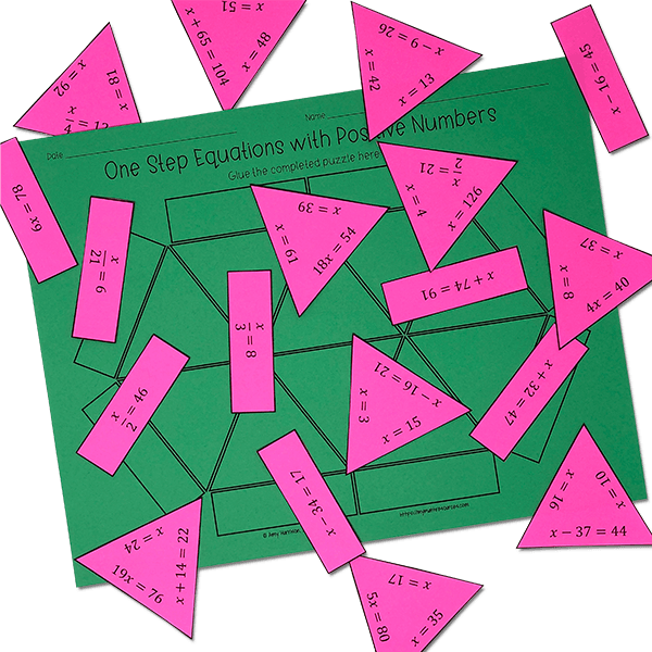 My Math Resources Fun Middle School Math Printables