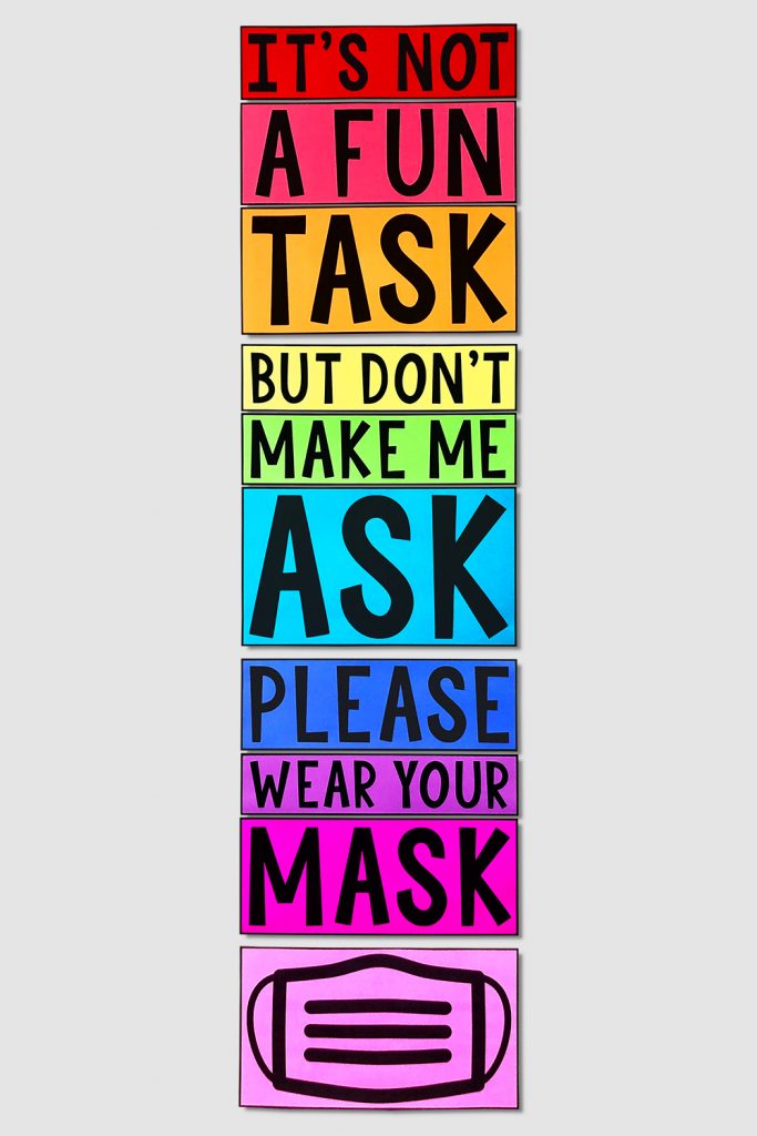 My Math Resources - Wear Your Mask Classroom Poster