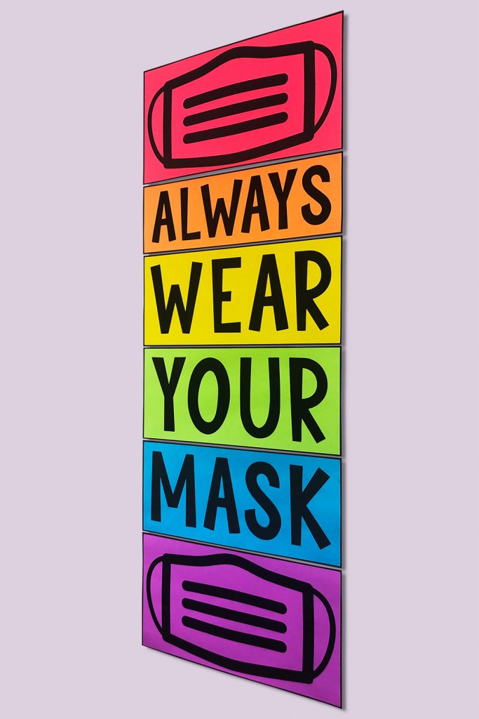 My Math Resources - Wear Your Mask Classroom Poster