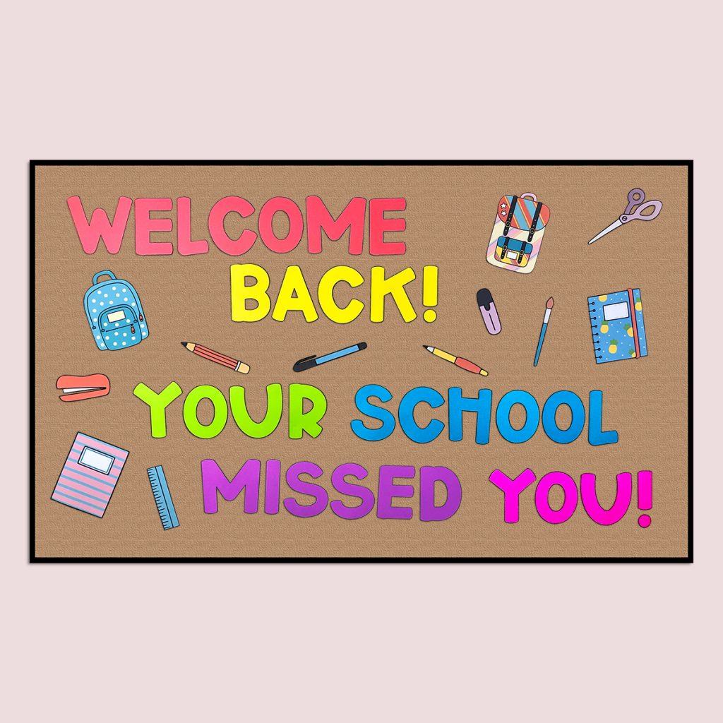 My Math Resources - Welcome Back to School Bulletin Board 2020