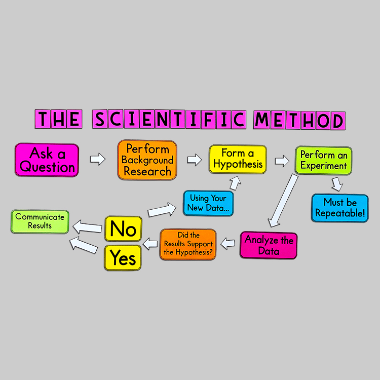 My Math Resources - The Scientific Method Bulletin Board Poster