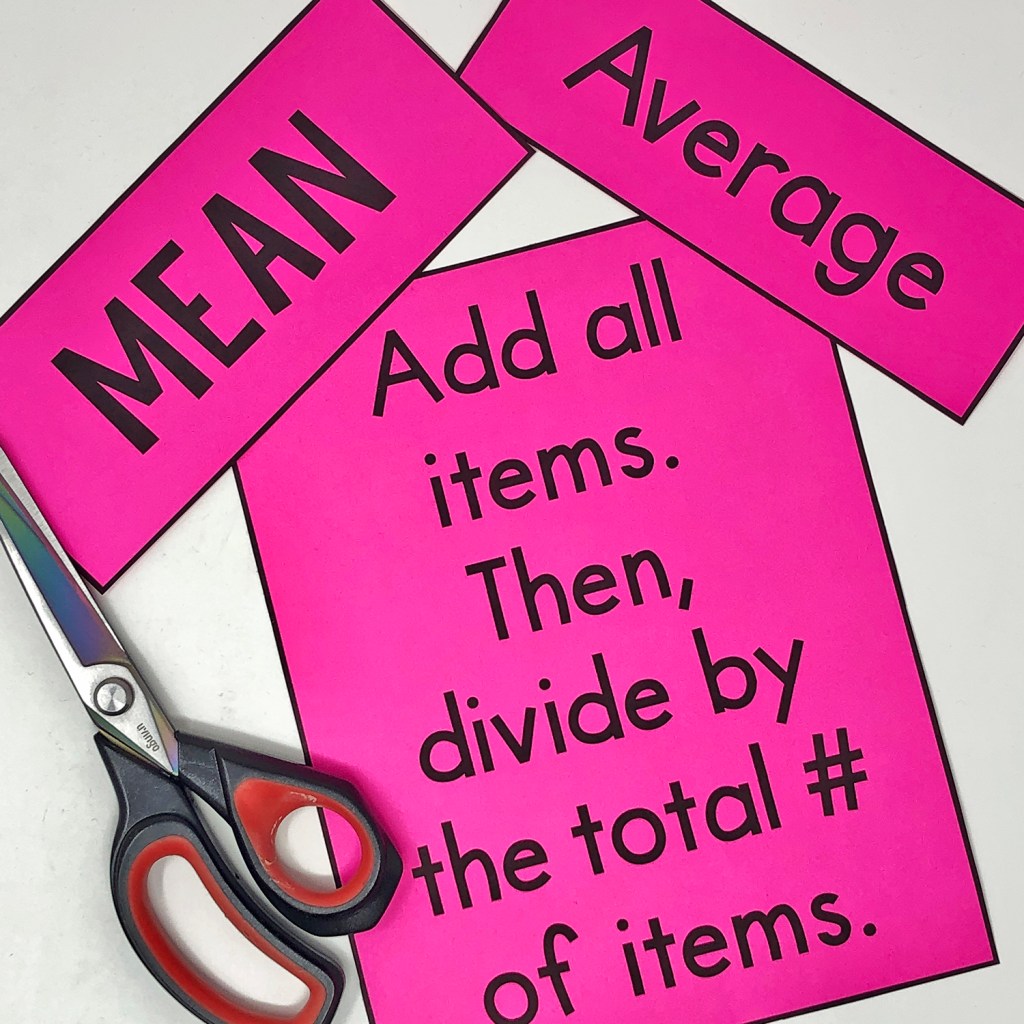 My Math Resources - Mean, Median, & Mode Poster – Measures of Central ...