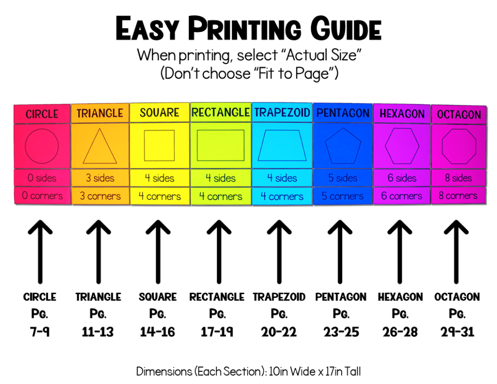 My Math Resources - 1st Grade Shapes Posters – Two Dimensional Shapes ...